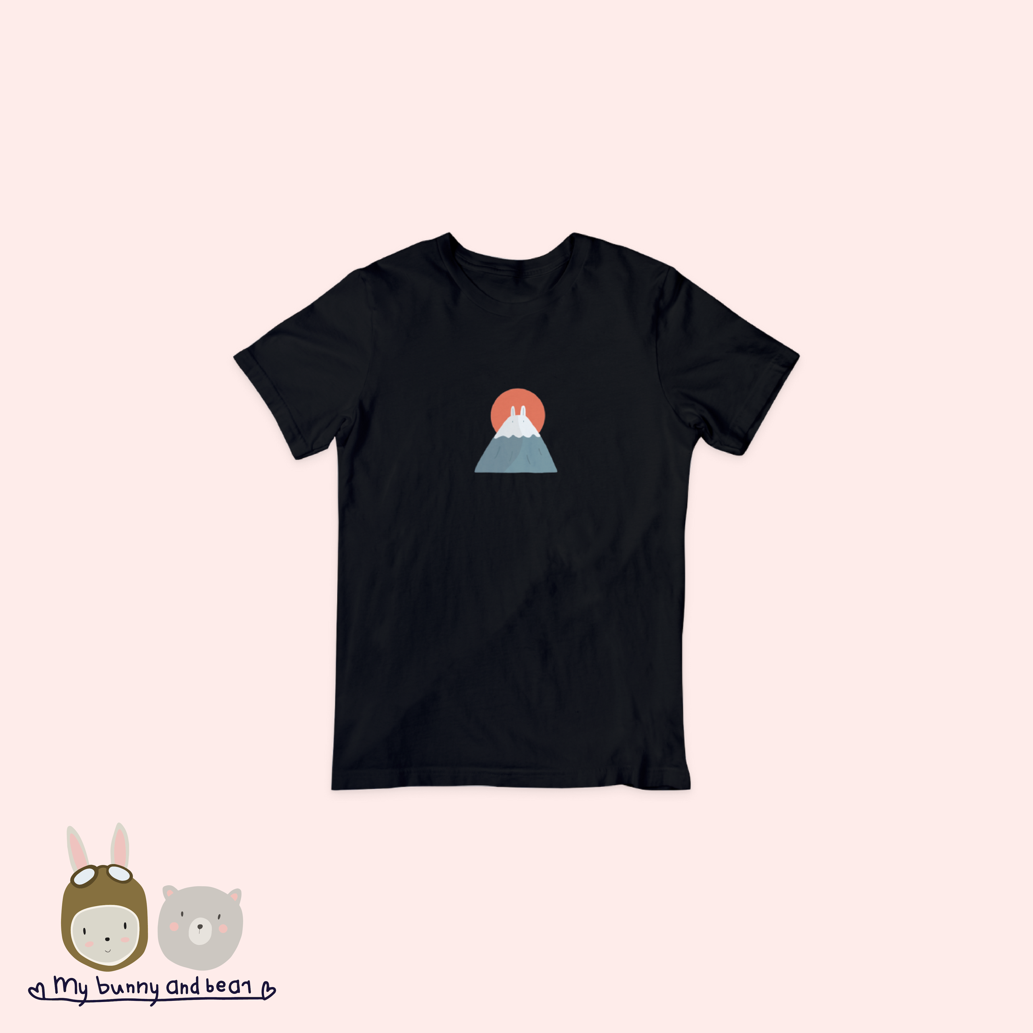 Mount Fuji Bunny, Japan souvenir Graphic T-shirt – My Bunny and Bear